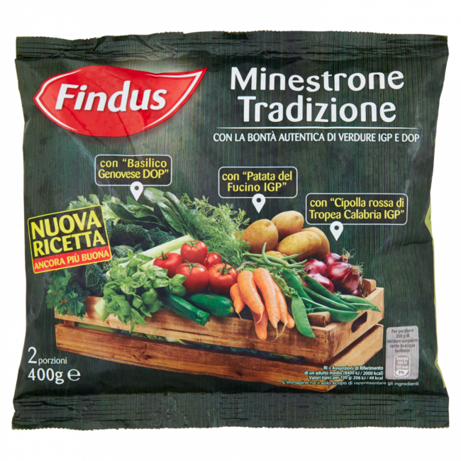 Minestrone surgelato Findus: richiamati 14 lotti - Prima Cremona